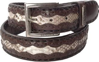 Sendra Boots Ceinture 8347 Marron Fait Main Cowboy Western Ibiza Boh&egrave;me 4cm Large Femmes Hommes Jeans Jeans Ceinture Pantalon Boucle Interchangeable Cuir V&eacute;r