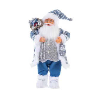 Harilla Weihnachtsmann-Figur, klassisch, 60 cm gro&szlig;, Sammlerst&uuml;ck, Geschenk, Dekoration, Weihnachtspuppe, Weihnachtsmann-Figur f&uuml;r Zimmer, Schaufenster, Party