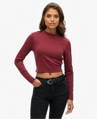 Superdry Haut &agrave; manches longues avec dos ouvert en jersey