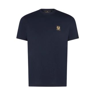 Belstaff Homme, Tops, Bleu, Taille: 2XL T-shirt Essentiel Col Rond Vert Militaire