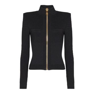 Balmain Strickjacke - - Knitwear - Damen - Schwarzk - L