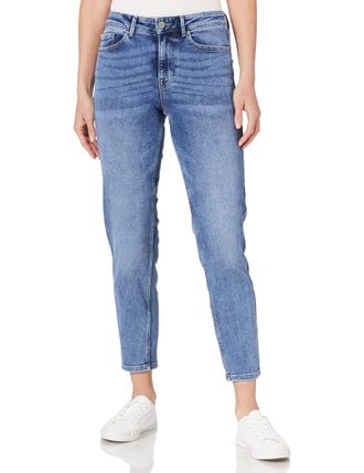 Pieces Damen Pclili Slim Mw Cr Lb158-vi/Noos Bc, Light Blue Denim, XS