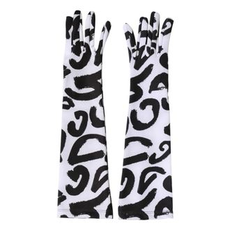 Dolce & Gabbana Femme, Accessoires, Multicolore, Taille: ONE Size Elbow Length Mitten Gloves