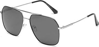 Generic Lunettes de soleil polarisées design 2025 pour hommes conduite cyclisme métal rétro extérieur pare-soleil (couleur : C, taille : moyen), a, Taille uni