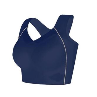 Generic Miladove Soutien-gorge sans armatures pour femme - Soutien-gorge correcteur de levage et de mise en forme - Couverture complète du dos, bleu, 4XL