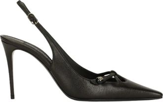 Dolce & Gabbana Femme, Chaussures, Noir, Taille: 39 EU Escarpins Slingback