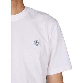 Stone Island Tee-shirt droit col rond en coton