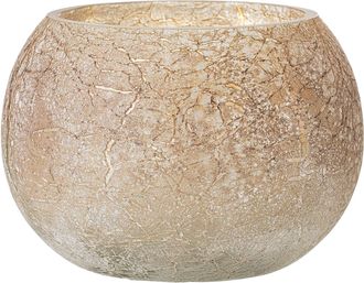 Bloomingville Windlicht, rosa, Glas