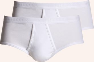 Schiesser 2er-Pack Slips Original Classics weiss