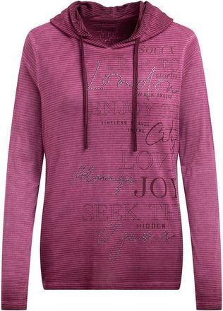 soccx Langarmshirt mit Glitzersteinchen