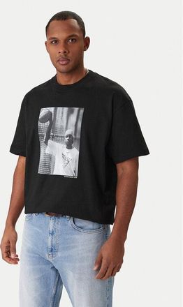 Guess T-Shirt M5BI3K K8FQ4 Schwarz Regular Fit