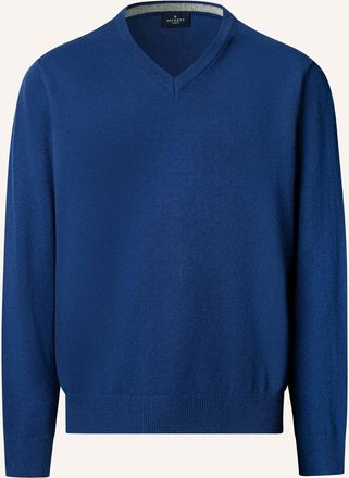 Hackett Pullover Merino Cash Mix V blau