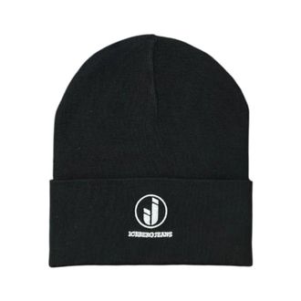 Iceberg Wollmischung Strickm&uuml;tze - - Accessories - Herren - Schwarzk - ONE SIZE