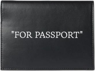 Off-white Homme, Accessoires, Noir, Taille: ONE Size Porte-passeport Porta