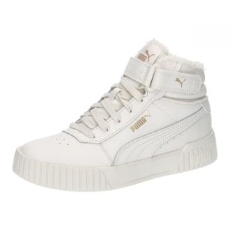 Puma Damen Carina 2.0 Mid WTR Sneaker, Wei&szlig; (Vapor Gray Vapor Gray Puma Gold), 40.5 EU
