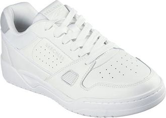 Skechers Homme Koopa Harry Kane Court Basket, White Leather, Suede/Mesh/Trim, 48.5 EU