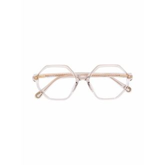 Chlo&eacute; Monture Optique - unisex - Accessoires - Beige - Taille: 49 MM
