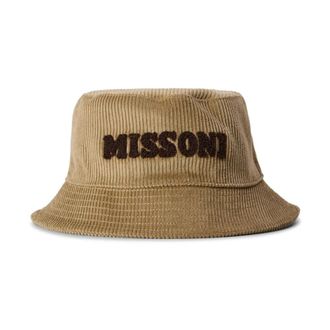 Missoni Cord Logo Bucket Hat - - Accessories - Herren - Beige - ONE SIZE