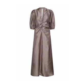 Co'Couture Femme, Robes, Brun, Taille: 42 FR Maxi Robes