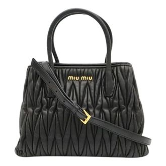 Miu Miu Pre-owned Matelasse Handtasche - - Pre-owned - Damen - Schwarzk - ONE SIZE