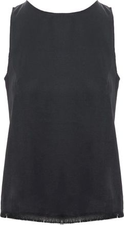 Marella Femme, Tops, Noir, Taille: 36 FR Hauts sans manches