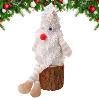Generic Niedliche Plüschpuppe in Form eines Weihnachtsbaums - Ornamente aus Plüsch in Form eines Weihnachtsbaums für Weihnachtsdekorationen, festliche Tischde