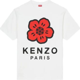 Kenzo t-shirt à motif Boke Flower - Blanc