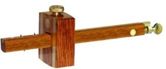 Faithfull The Brand Tischler-H&ouml;henmessger&auml;t mit mikrometrischer Einstellung Outifrance