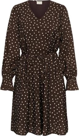 Kaffe Kleider - - Dresses - Damen - Braun - M