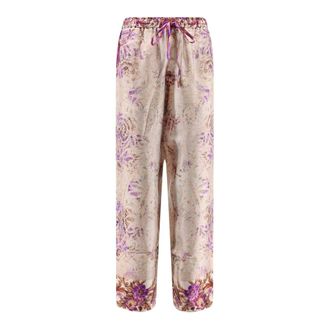 Pierre-Louis Mascia Femme, Pantalons, Rose, Taille: 40 FR Aloe Wide Pantalons