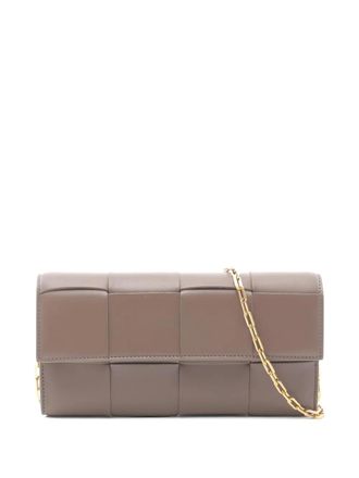 Bottega Veneta 2010s Portemonnaie mit Kettenriemen - Braun