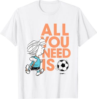 Peanuts Football Peppermint Patty Alles was du brauchst ist Fu&szlig;ball T-Shirt