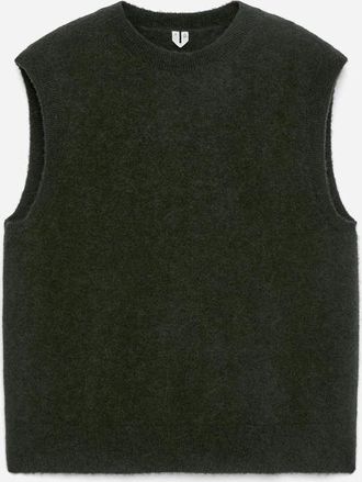 Arket Pullunder Aus Alpakawolle Und Wolle -Gr&uuml;n