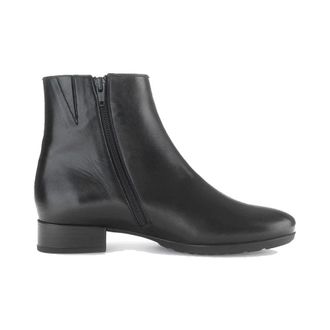 Gabor Schwarze Leder-Stiefeletten f&uuml;r Frauen - - Shoes - Damen - Schwarzk - 36 EU