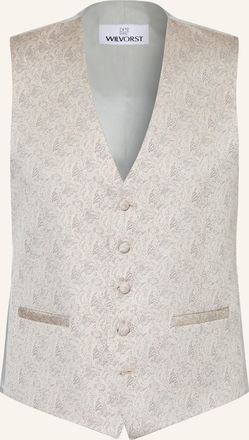 Wilvorst Wilvorst Anzugweste Extra Slim Fit beige