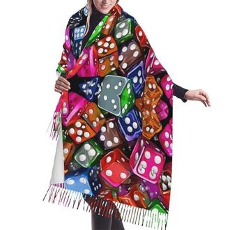 Generic Jeu De D&eacute;s Femme Ch&acirc;le Confortable Ch&acirc;le Wrap Chaud Scarf Pour Soir&eacute;e Mariage Cadeau Automne