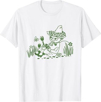 Moomin Mumin Snufkin Relaxing In Nature T-Shirt
