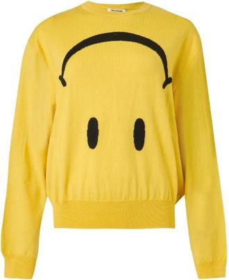 Moschino Maglione Smile - Femme - Pulls - Jaune - Taille: 40 FR