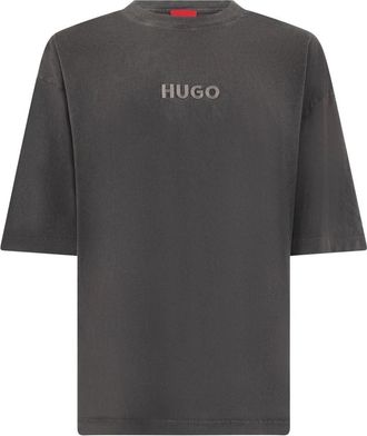 HUGO BOSS Homme, Tops, Gris, Taille: L T-shirt &agrave; manches courtes