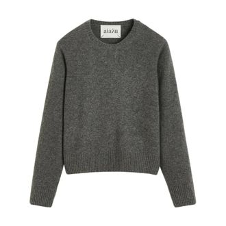 AIAYU Damen, Strickwaren, Grau, SGr&ouml;&szlig;e