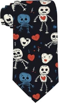 Generic Poupées Effrayantes Cravate Décontractée Cravate Homme Polyvalente Cravatte Pour Accessoires Scolaires Célébrations