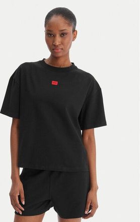 HUGO BOSS T-Shirt Signature 50556807 Schwarz Regular Fit