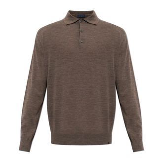 Paul & Shark Langarm-Poloshirt - - Knitwear - Herren - Braun - M