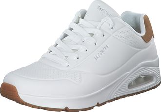 Skechers Herren UNO Suited On Air Sneaker, Weiss/opulenter Garten