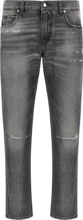 Dolce & Gabbana Straight Leg Jeans - Grau