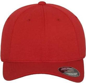 Flexfit Mixte Flexfit Double Jersey Red S/M Casquette, Rouge, S-M EU