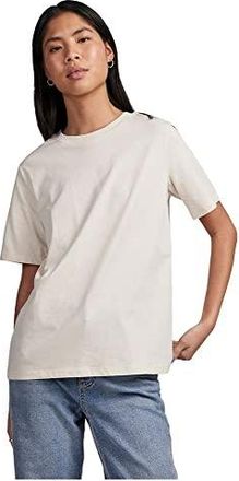Pieces Pieces Pcria SS Solid Tee Noos BC T-Shirt pour Femme, Bouleau, XL