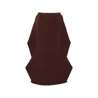 Pleats Please Issey Miyake Sculptural Pleated Skirt