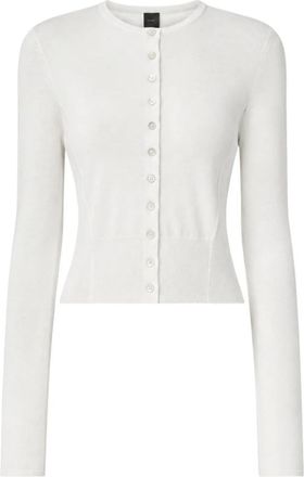 Pinko Pinko, Femme, Pulls, Blanc, Taille: 42 FR Meteora Cardigan