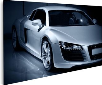 Islandburner Bild auf Leinwand Luxus Sportwagen Passend Für Audi R8 Bilder Wandbilder Poster ILSP-1K